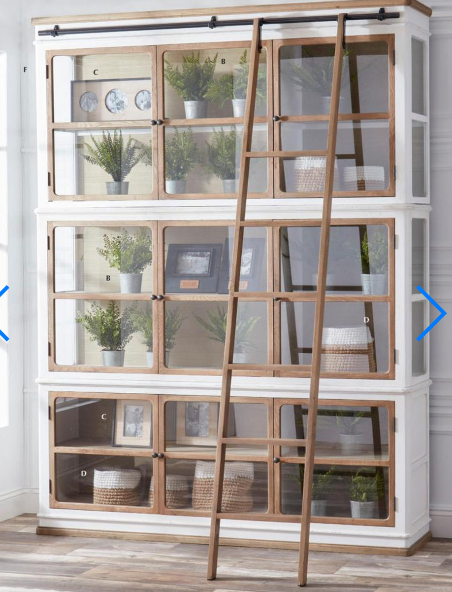 White Oak Display Cabinet| Fourth and Main on Laurel