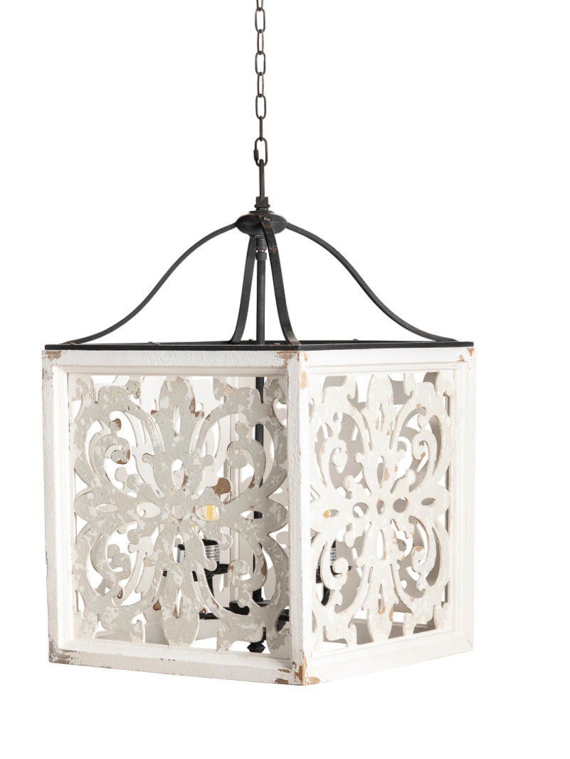 Mariah 29" Wood And Metal Pendant Light| Fourth and Main on Laurel