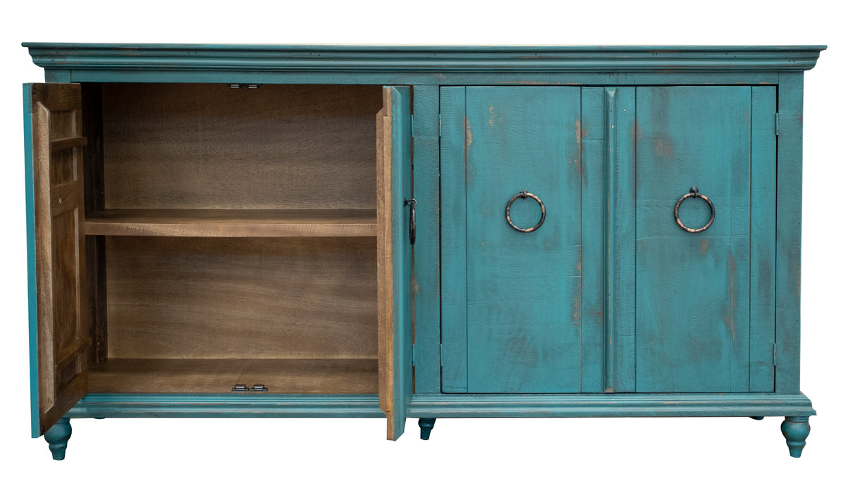 Capri Collection Console with Hutch| Fourth and Main on Laurel
